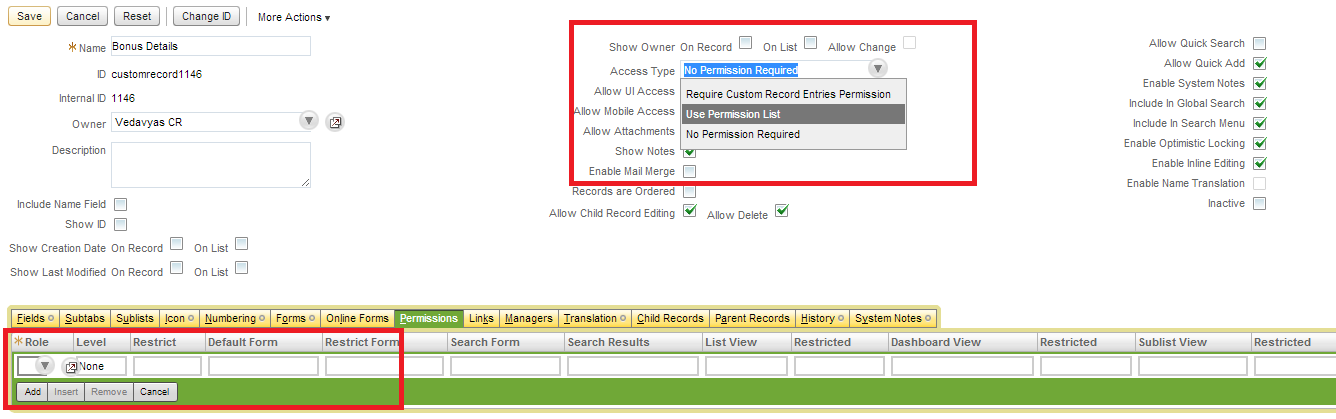Disable The Remove Link On Custom Record Sublists