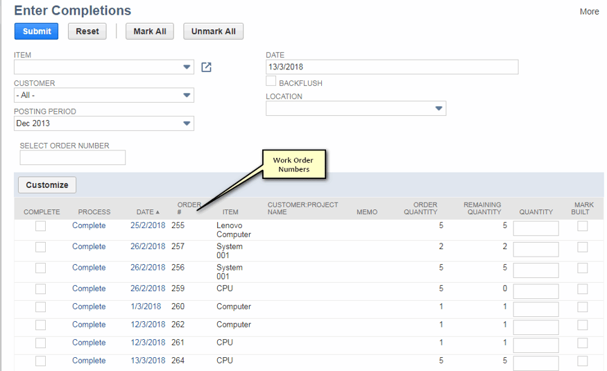 Setup Manufacturing Work In Process (WIP) in NetSuite.