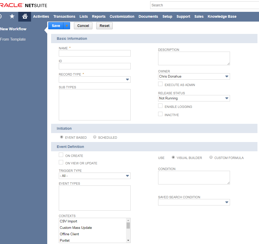 How to Configure Workflows(SuiteFlow) in NetSuite?