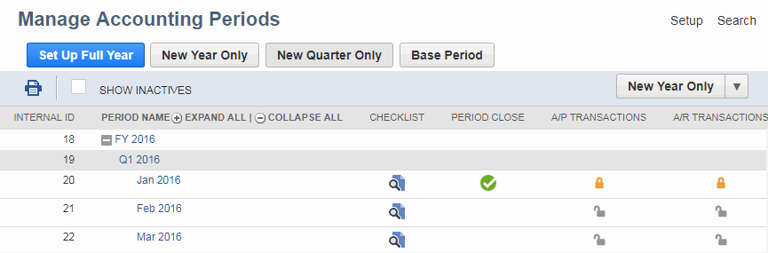 How to Setup Accounting Periods in NetSuite