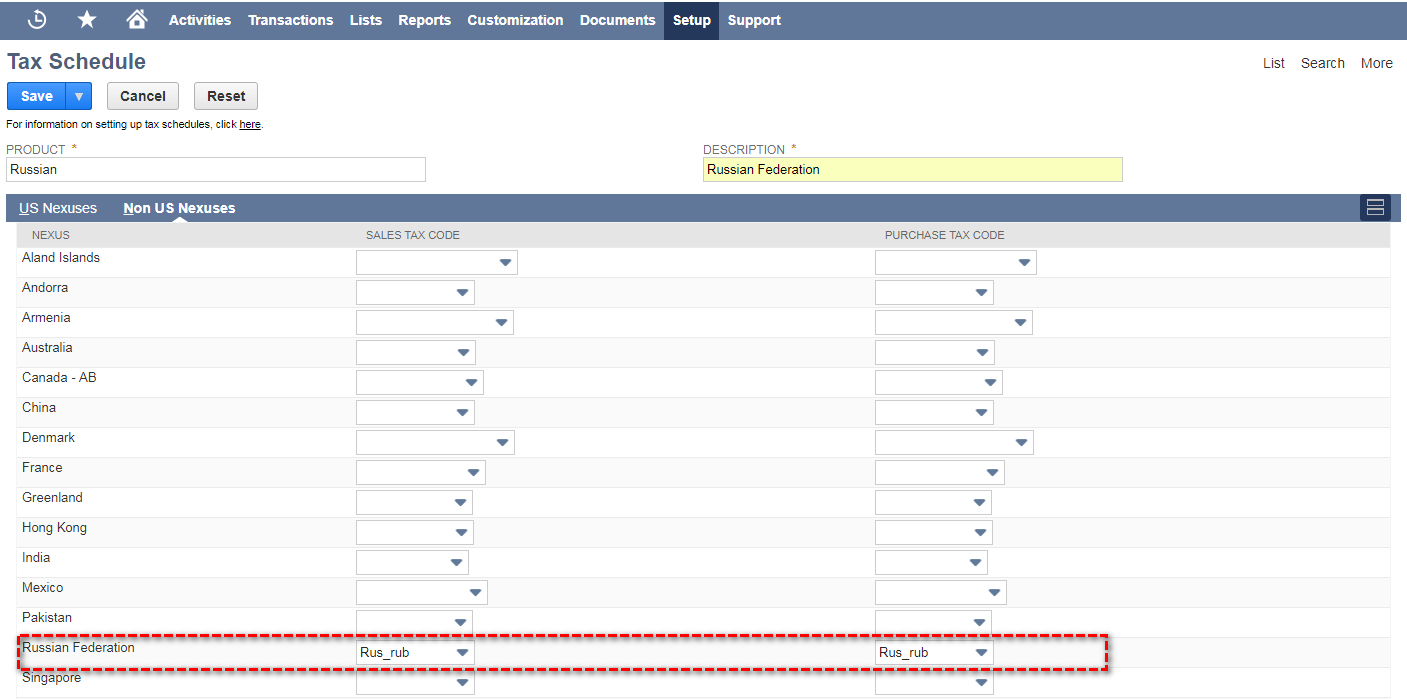Setting up Nexus and Taxes in NetSuite.