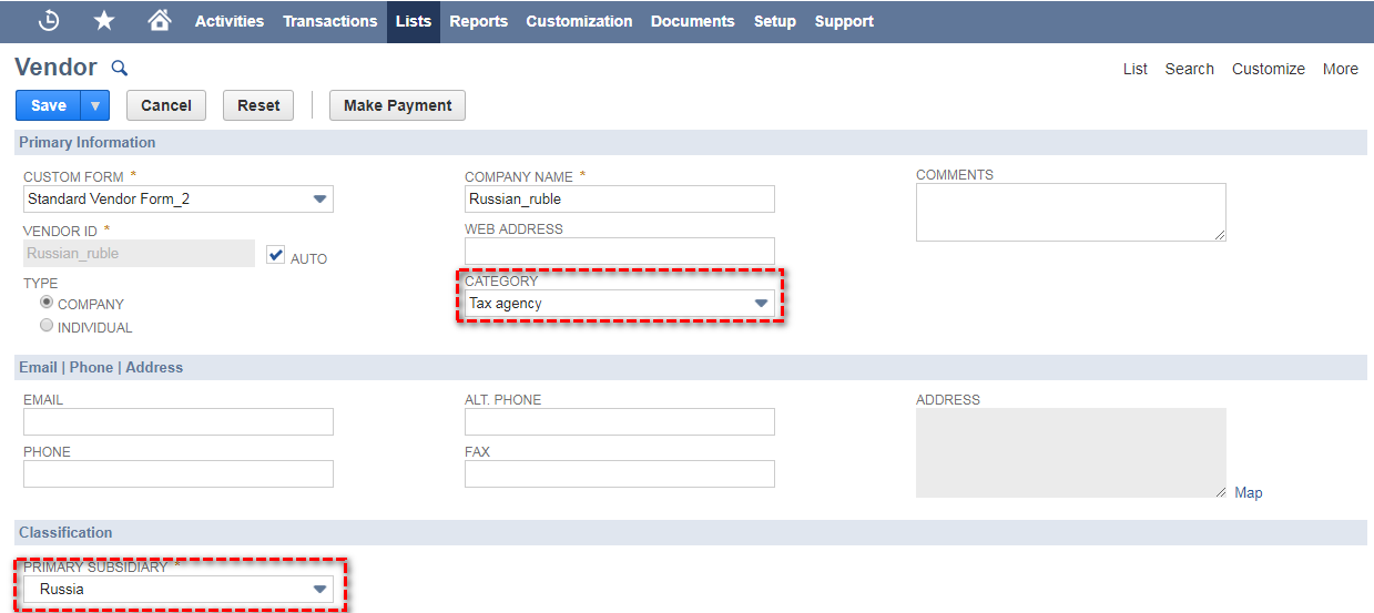 Setting up Nexus and Taxes in NetSuite.