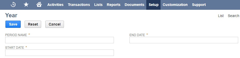 How to Setup Accounting Periods in NetSuite