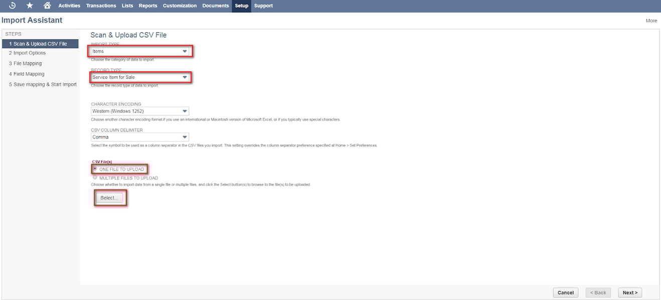 How To Import Csv Files Into Netsuite