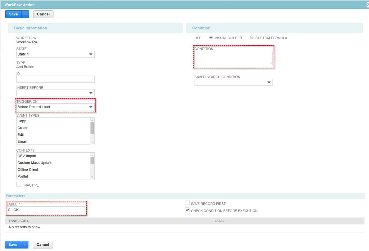 How to Add Work Flow Actions to Automate process